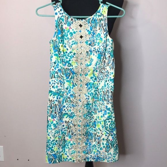 Lilly Pulitzer | Dresses | Lilly Pulitzer Colorful Textured Dress ...